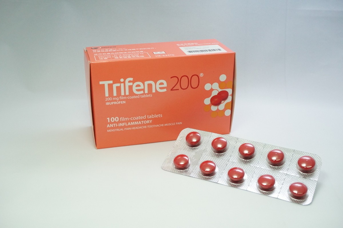 TRIFENE 200 Tablets (Pain Reliever) - Drugs - Product