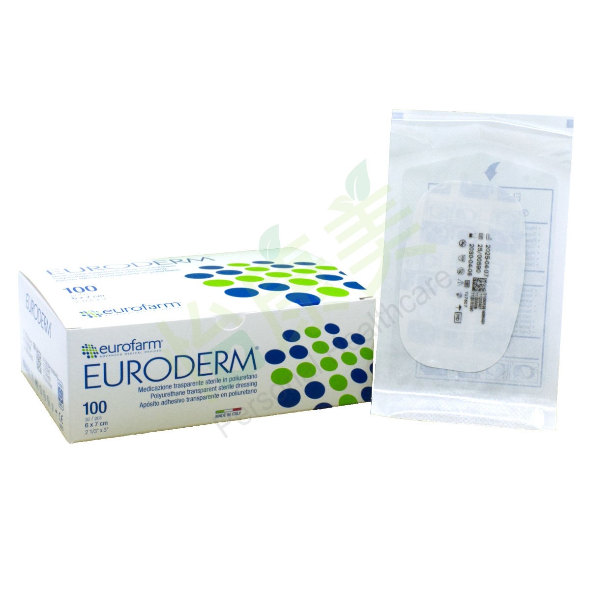 EURODERM® 6cm x 7cm Polyurethane Transparent Sterile Dressing - Wound ...