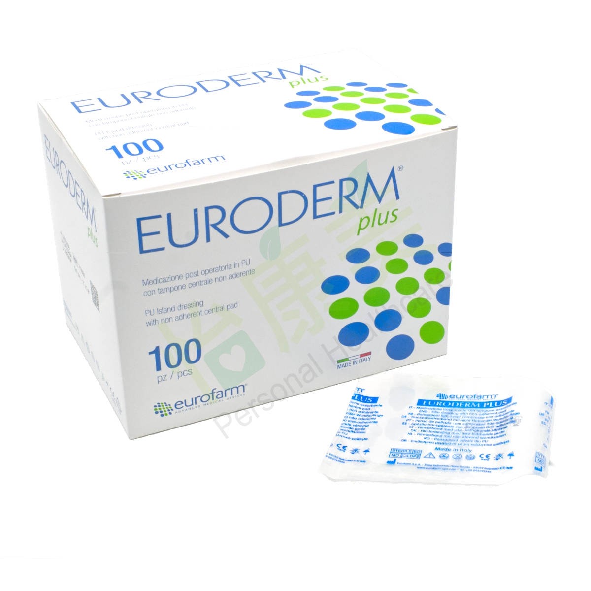 EURODERM® plus 5x7cm Sterile Post-operative Transparent Film Dressing ...