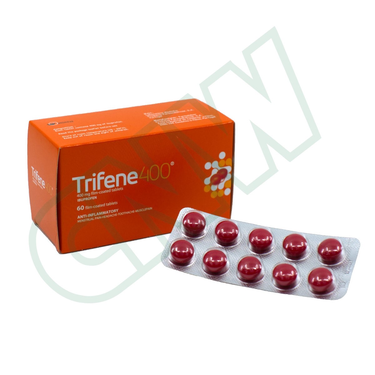 TRIFENE 400 Tablets (Pain Reliever) - Product