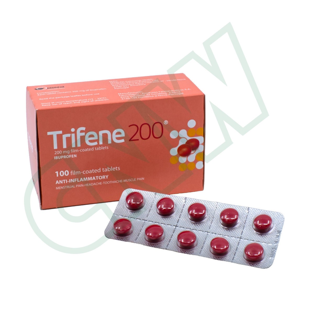 TRIFENE 200 止痛片 (止痛用) - 產品